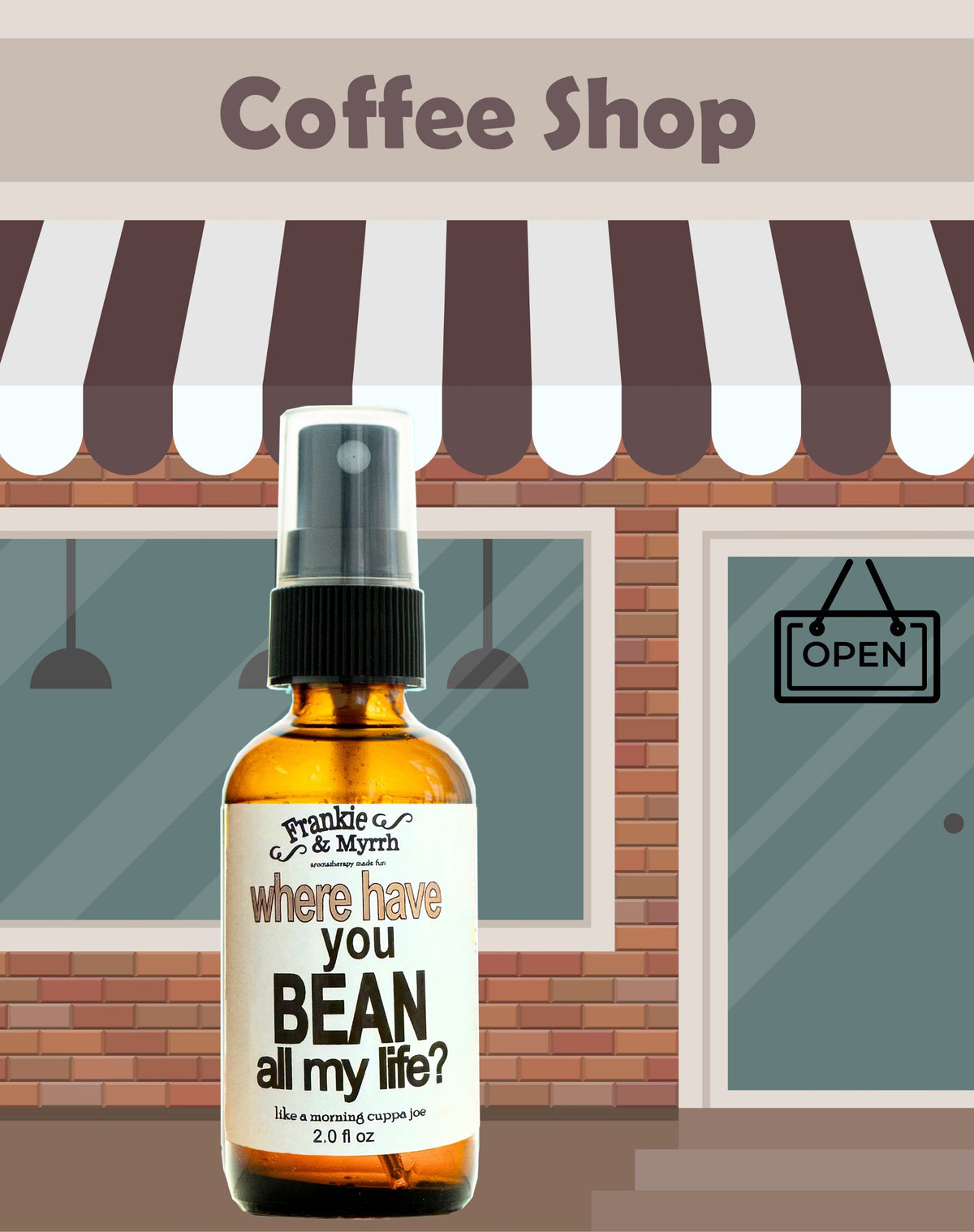 Where Have You Bean All My Life | Coffee Vanilla Spray | Frankie and Myrrh