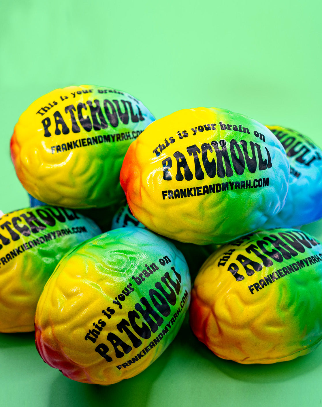 Stress Relief Squeeze Brain | Your Brain on Patchouli | Rainbow ...