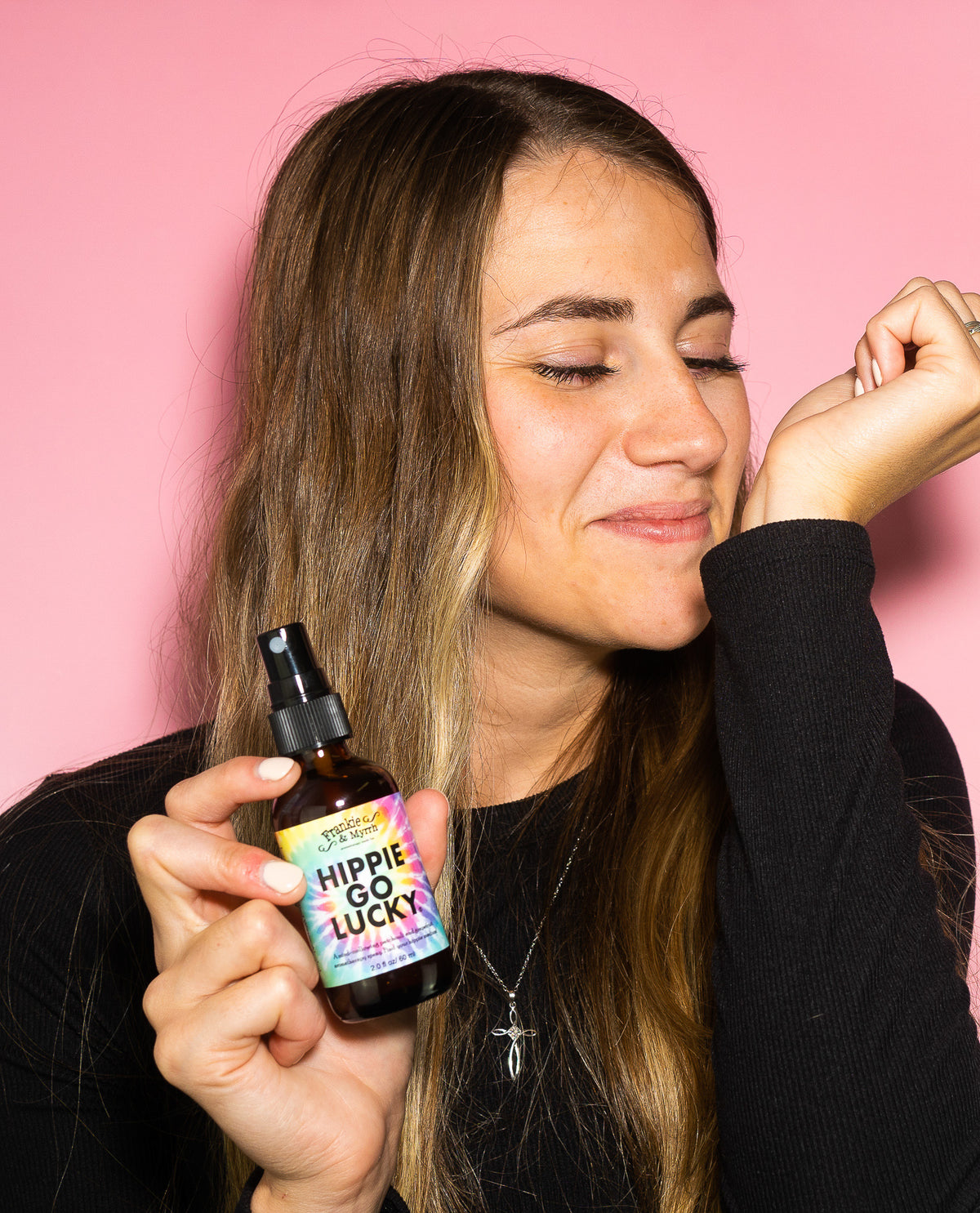 Hippie Go Lucky | Patchouli Grapefruit Spray | Frankie and Myrrh