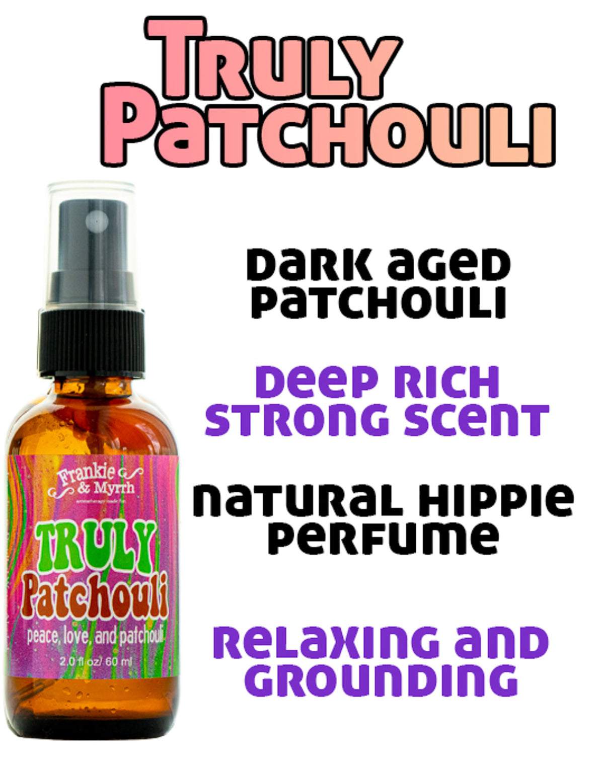 Truly Patchouli | Dark Aged Patchouli Spray with Hints of Vanilla ...