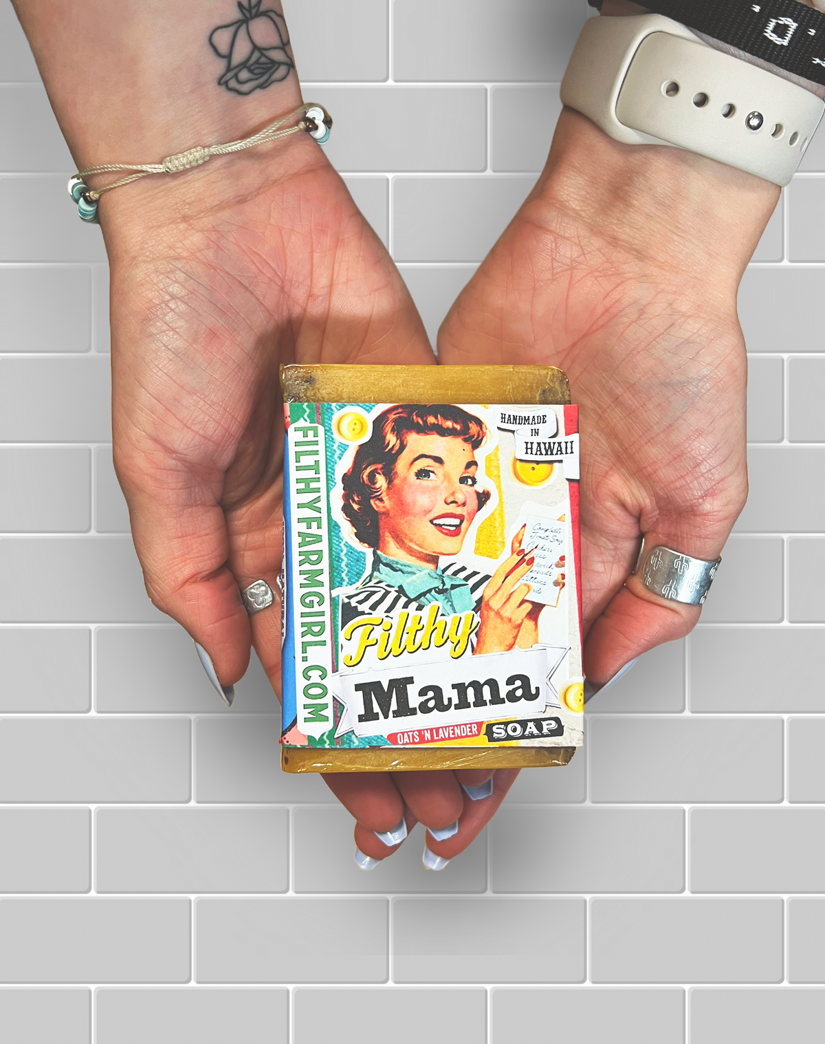 Filthy Mama Soap | Lavender and Oats | Filthy Farm Girl | Frankie and Myrrh