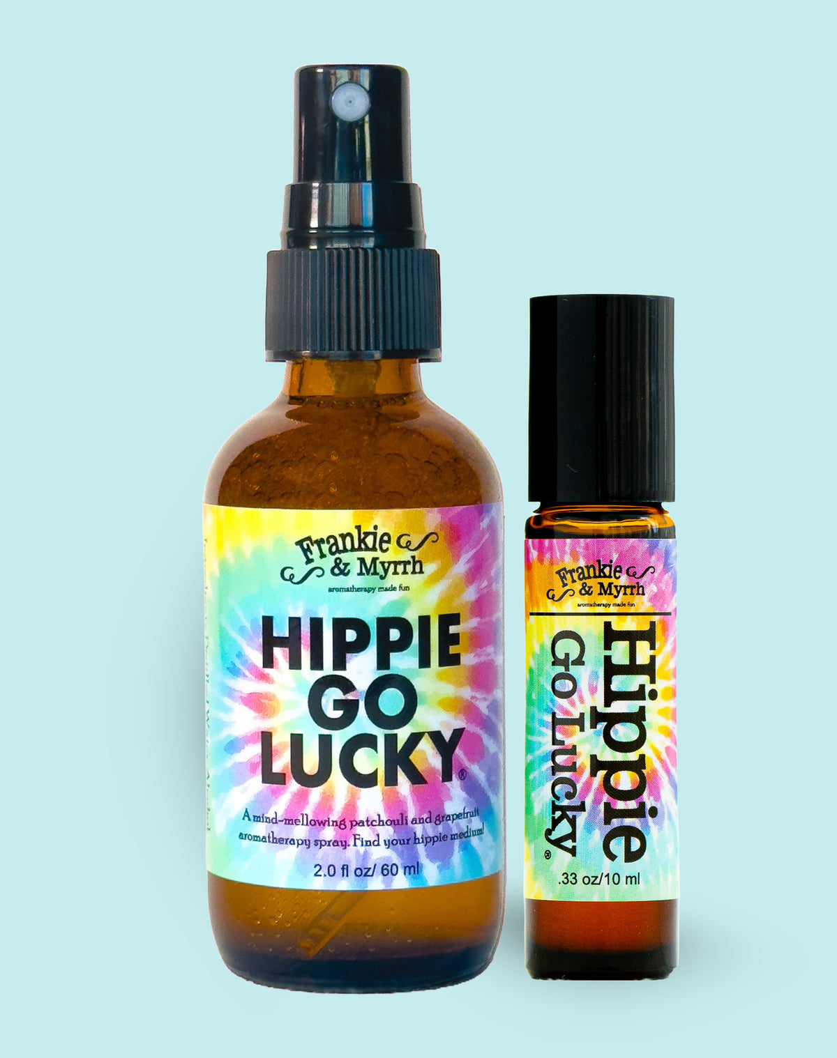 Hippie Go Lucky Combo Pack | Spray and Roll-on | Frankie and Myrrh